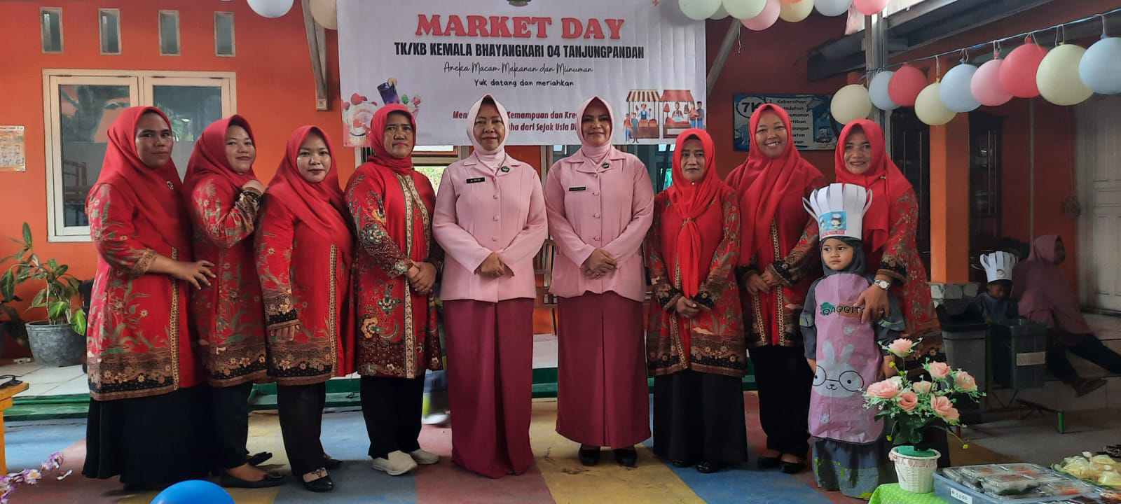 Serunya Pelajar TK Kemala Bhayangkari Cabang Belitung Ikuti Market Day